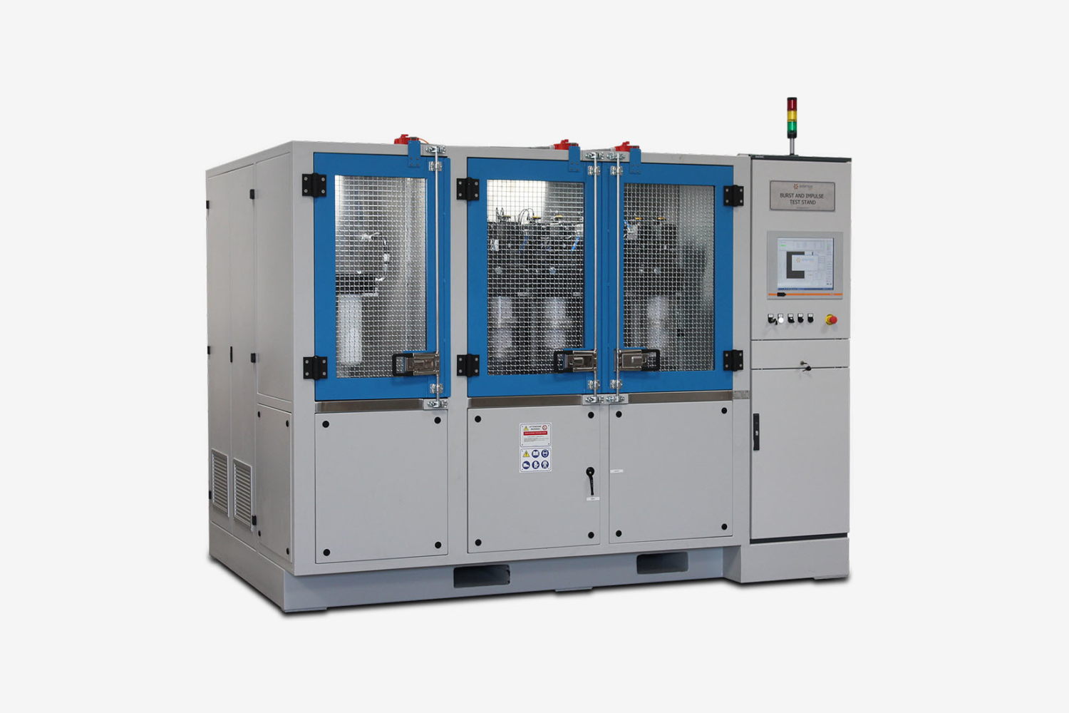 Pressure impulse and burst test stand – Asterisco Tech