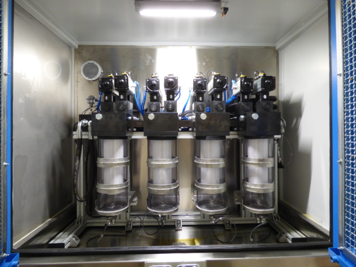 Pressure impulse and burst test stand – Asterisco Tech